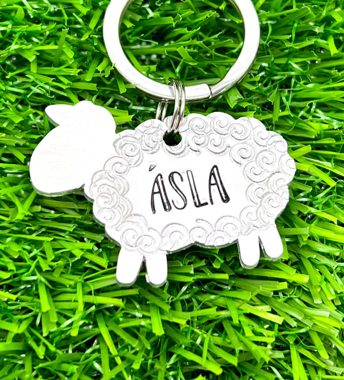 Sheep • Personalised ID Tag / Keyring – Wild Pup Shop